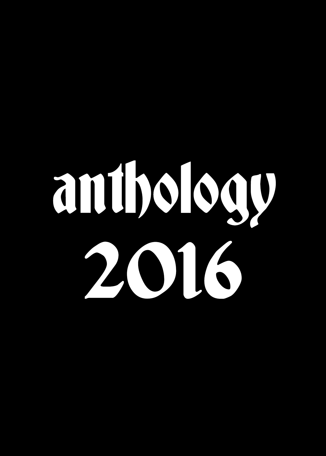 Anthology Logo portrait white on black 16 - CHARLIE SMITH LONDON